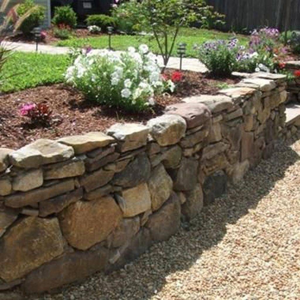 26 Stone Walls for Garden Landscaping Ideas To Try This Year | SharonSable