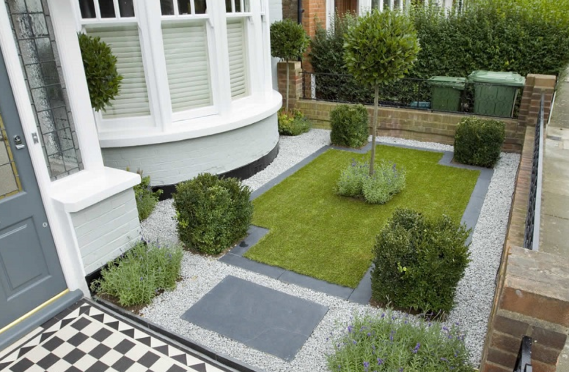 20 Contemporary Front Garden Ideas To Try This Year | SharonSable