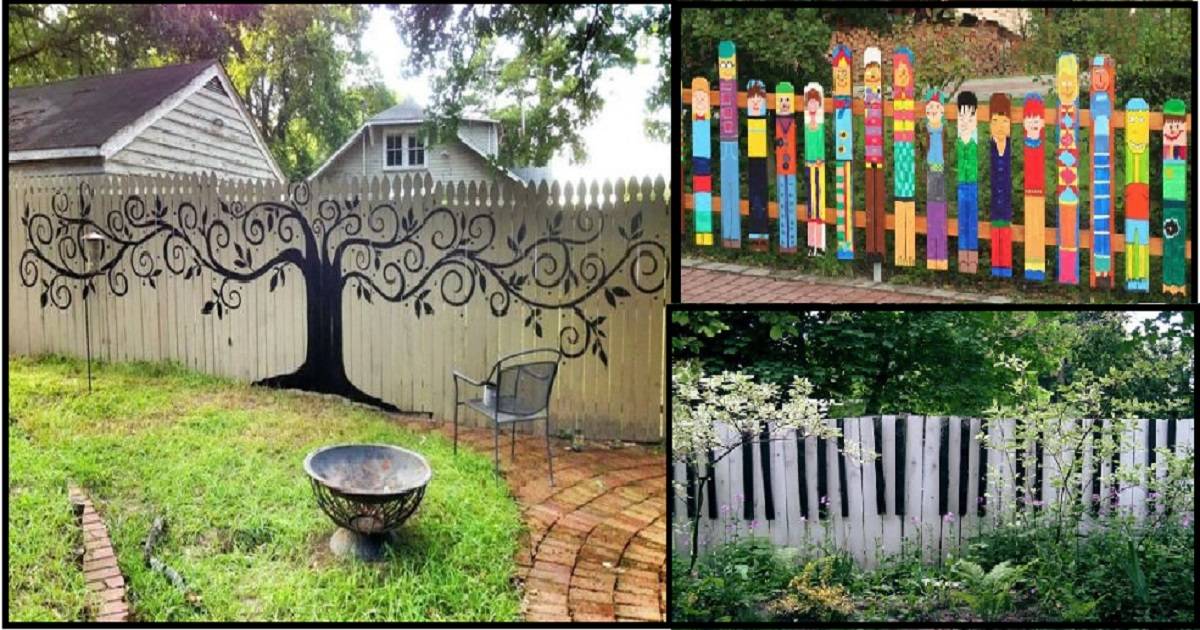 20 Unique Garden Fence Ideas To Try This Year | SharonSable