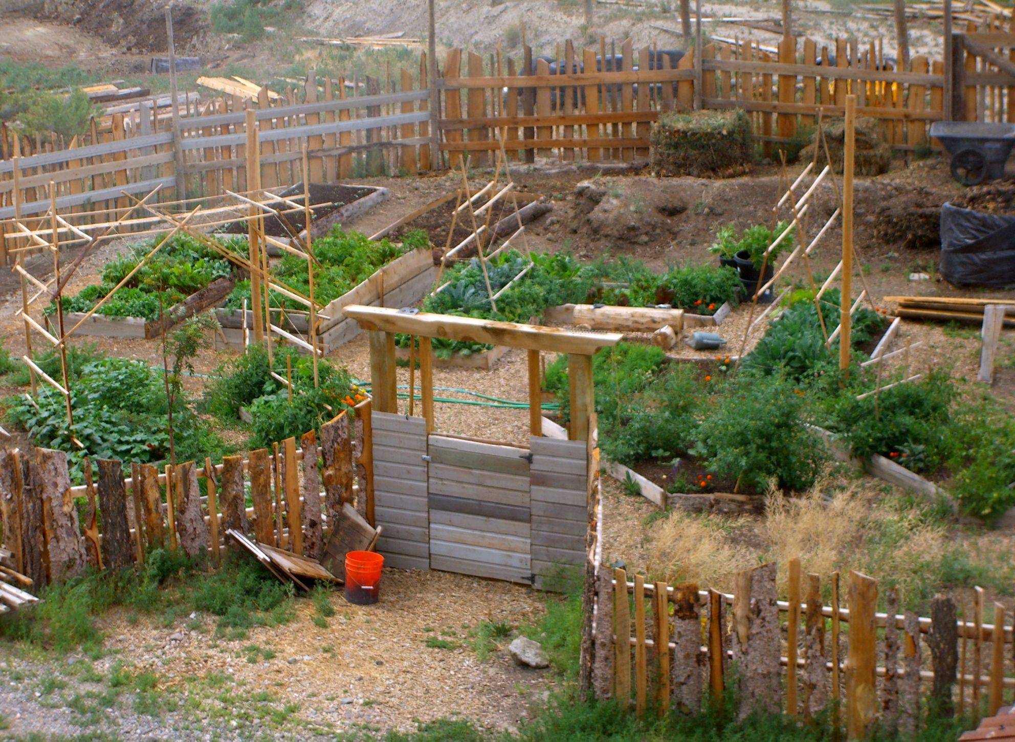 26 Rustic Vegetable Garden Fence Ideas You Should Look | SharonSable