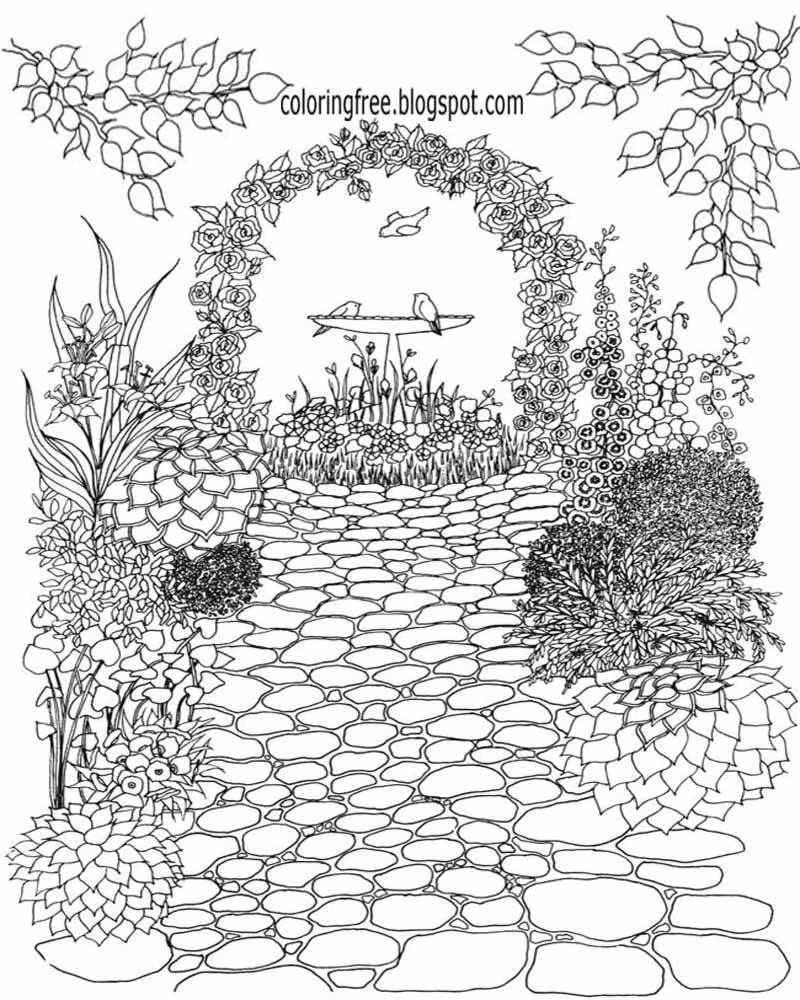 22 Beautiful Garden Drawing Ideas You Should Look | SharonSable