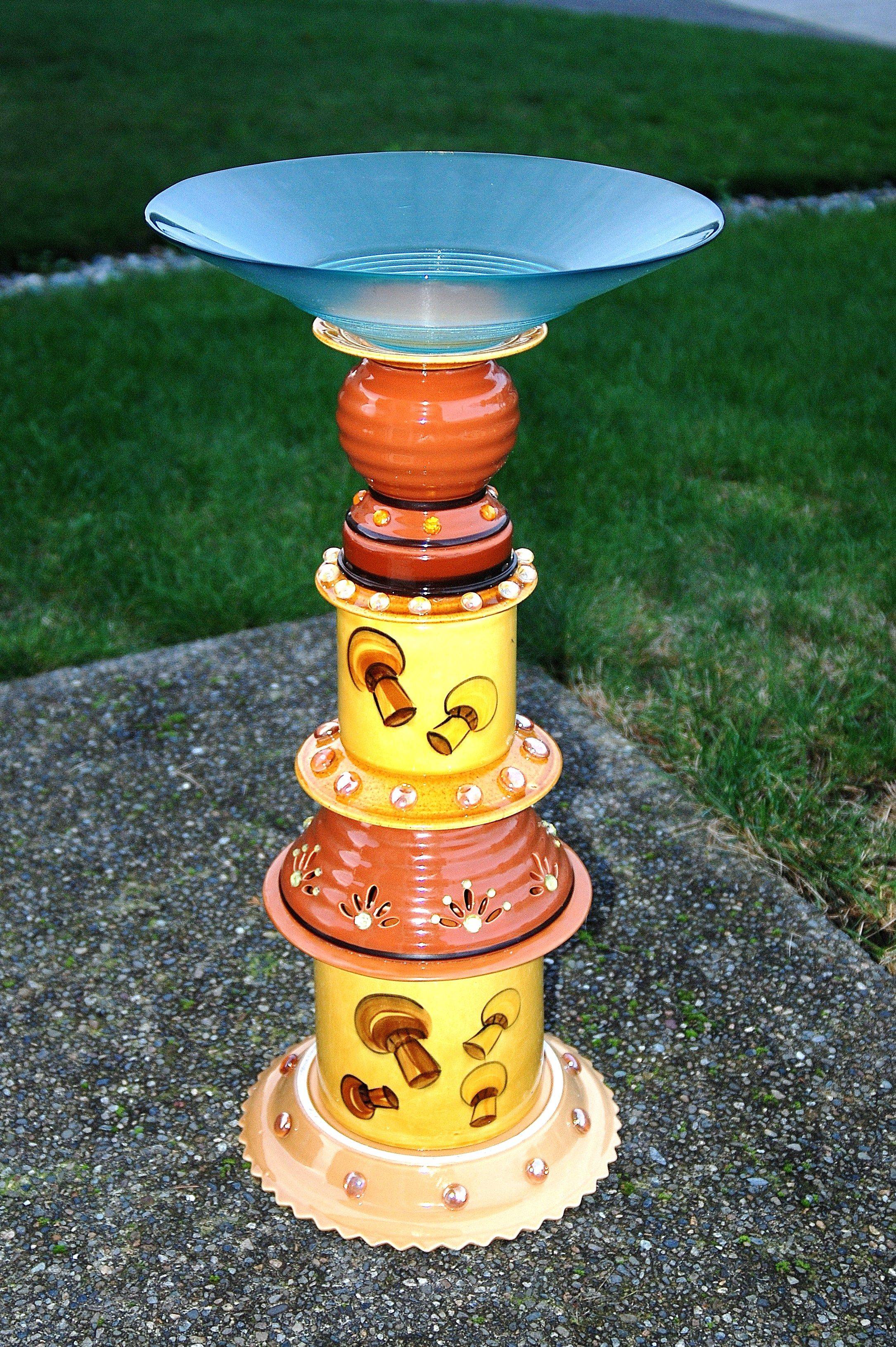 21 Repurposed Glass Garden Art Ideas To Consider | SharonSable