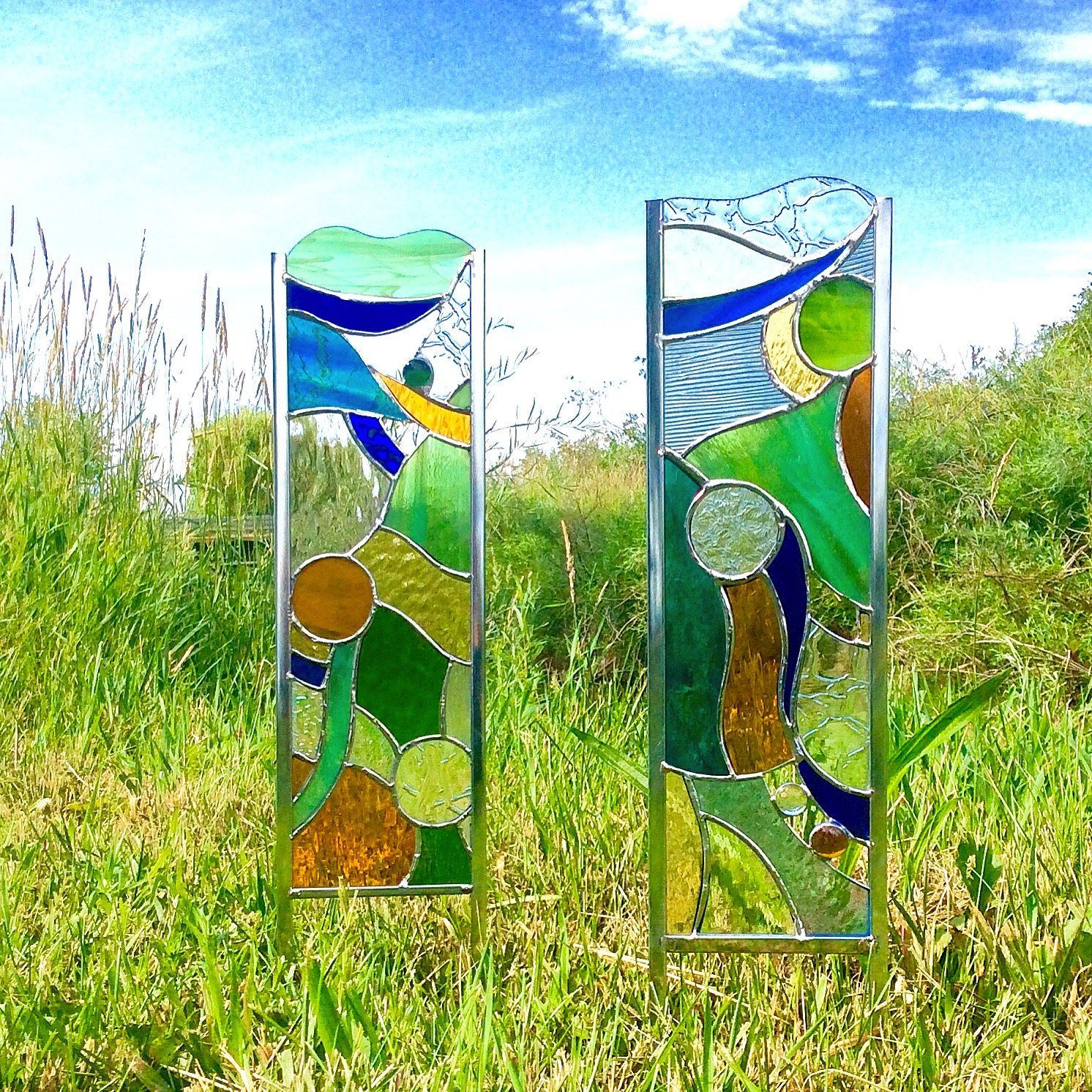 24 Stained Glass Garden Stakes Ideas You Should Check | SharonSable