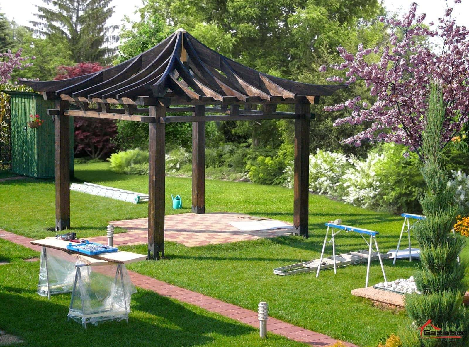 20 Japanese Garden Gazebo Ideas To Try This Year | SharonSable