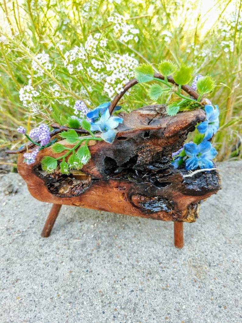 19 Fairy Garden Bench Ideas You Gonna Love | SharonSable