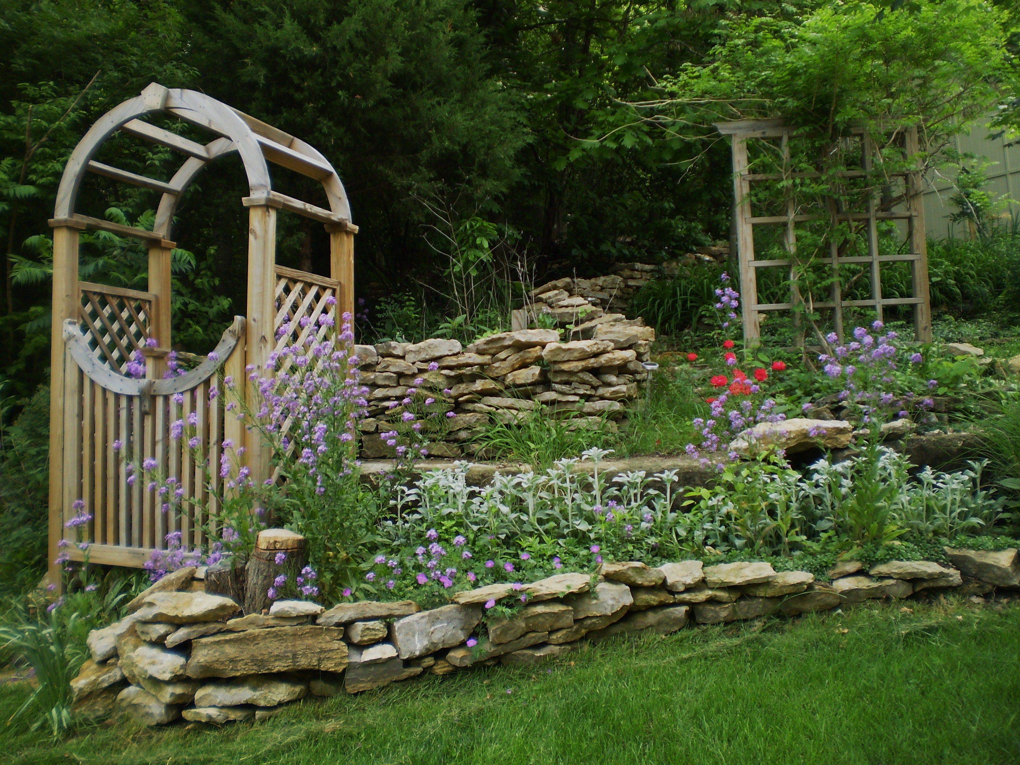 22 Stone Garden Arch Ideas You Gonna Love | SharonSable