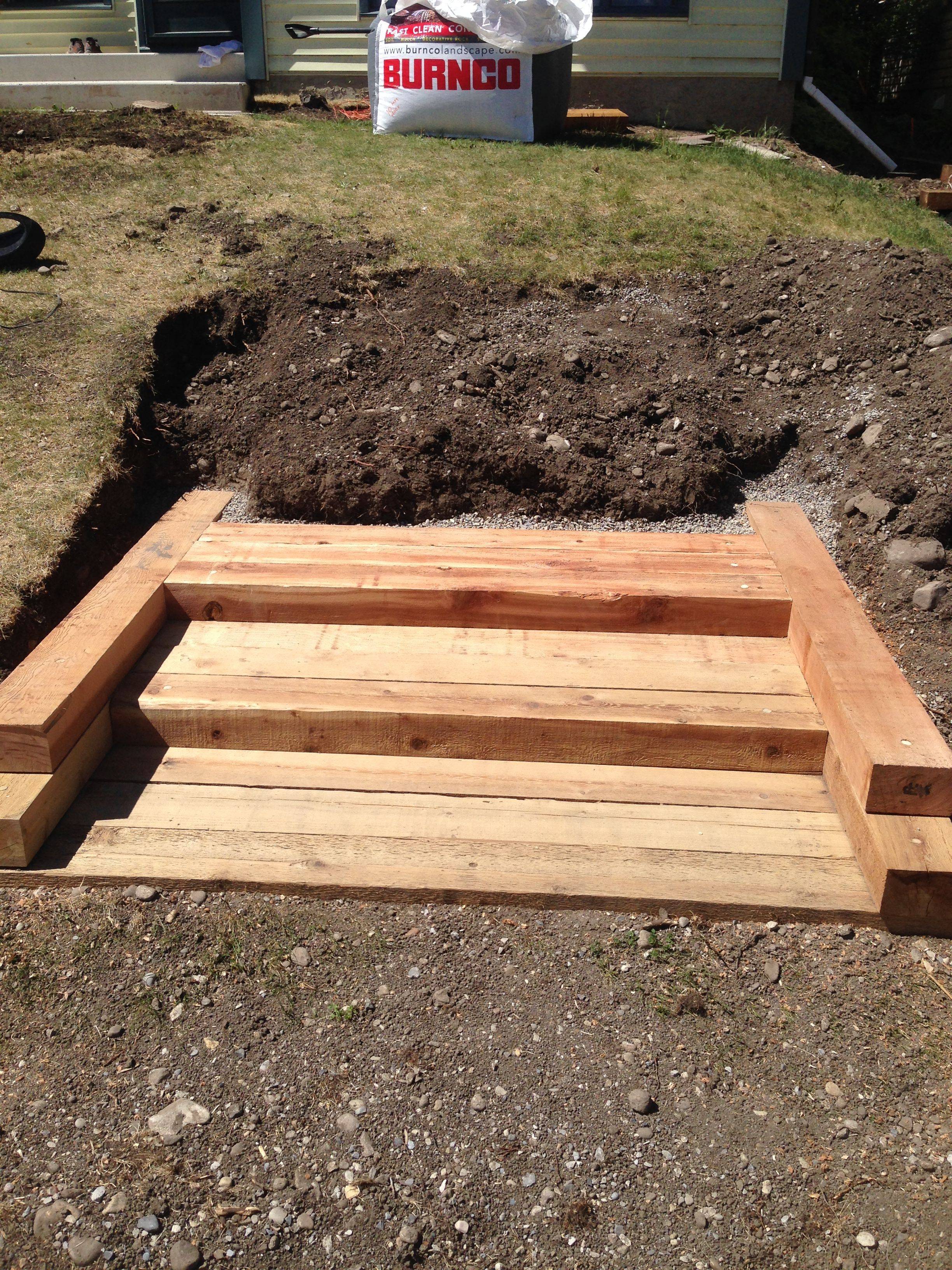 24 Wood Garden Steps Ideas To Consider | SharonSable