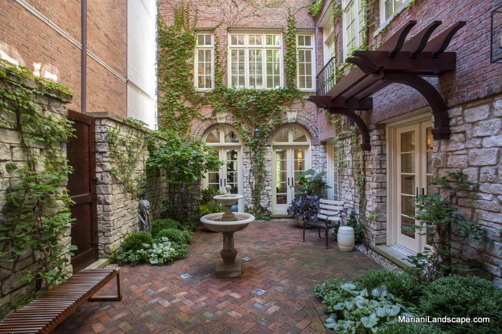 23 French Country Courtyard Garden Ideas For This Year | SharonSable