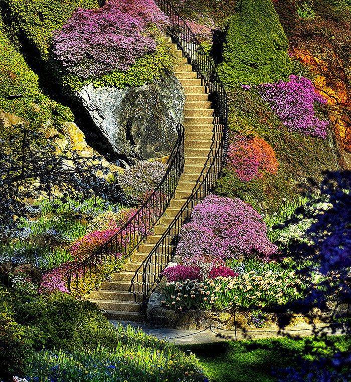17 Butchart Garden Stairway Ideas You Should Check | SharonSable
