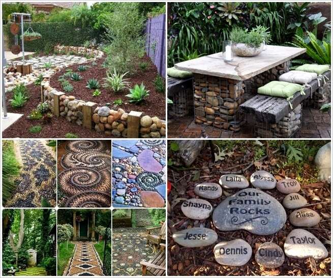 18 Garden Decor with Stones Ideas You Gonna Love | SharonSable