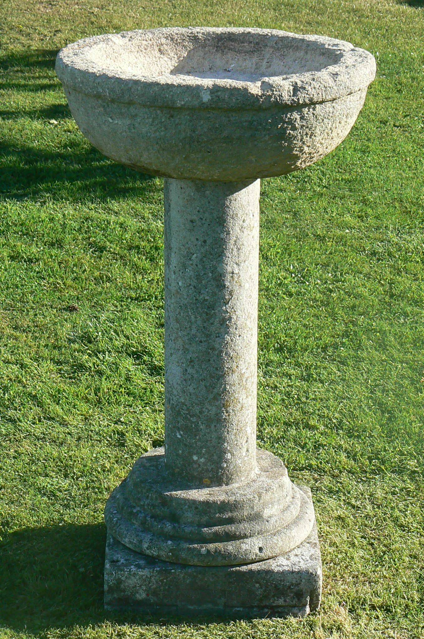 20 Stone Bird Bath Garden Ideas You Gonna Love | SharonSable