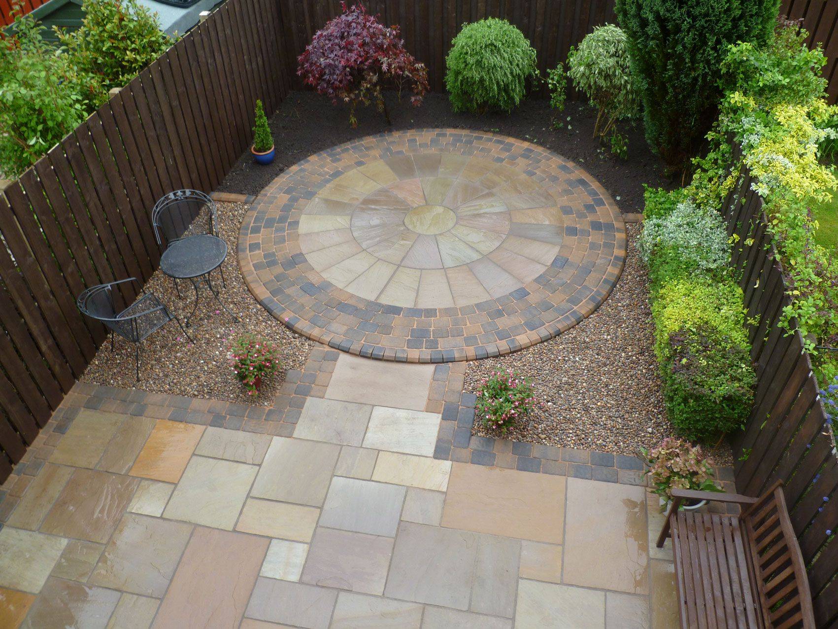 22 Garden Patio Circle Ideas You Should Look | SharonSable