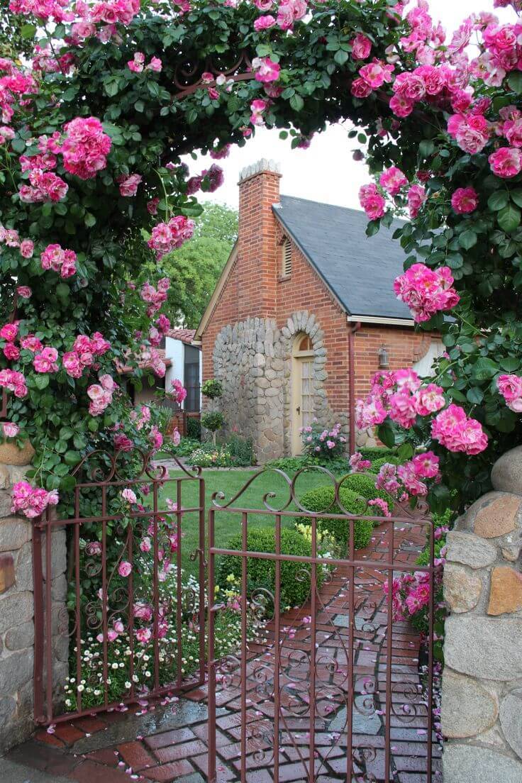 22 Rose Cottage Garden Design Ideas To Try This Year | SharonSable