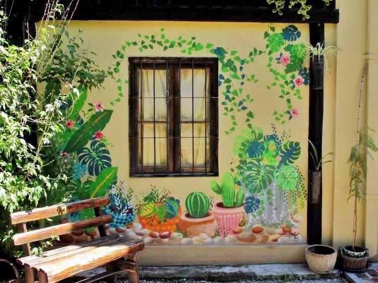 22 Painted Garden Walls Ideas You Cannot Miss | SharonSable