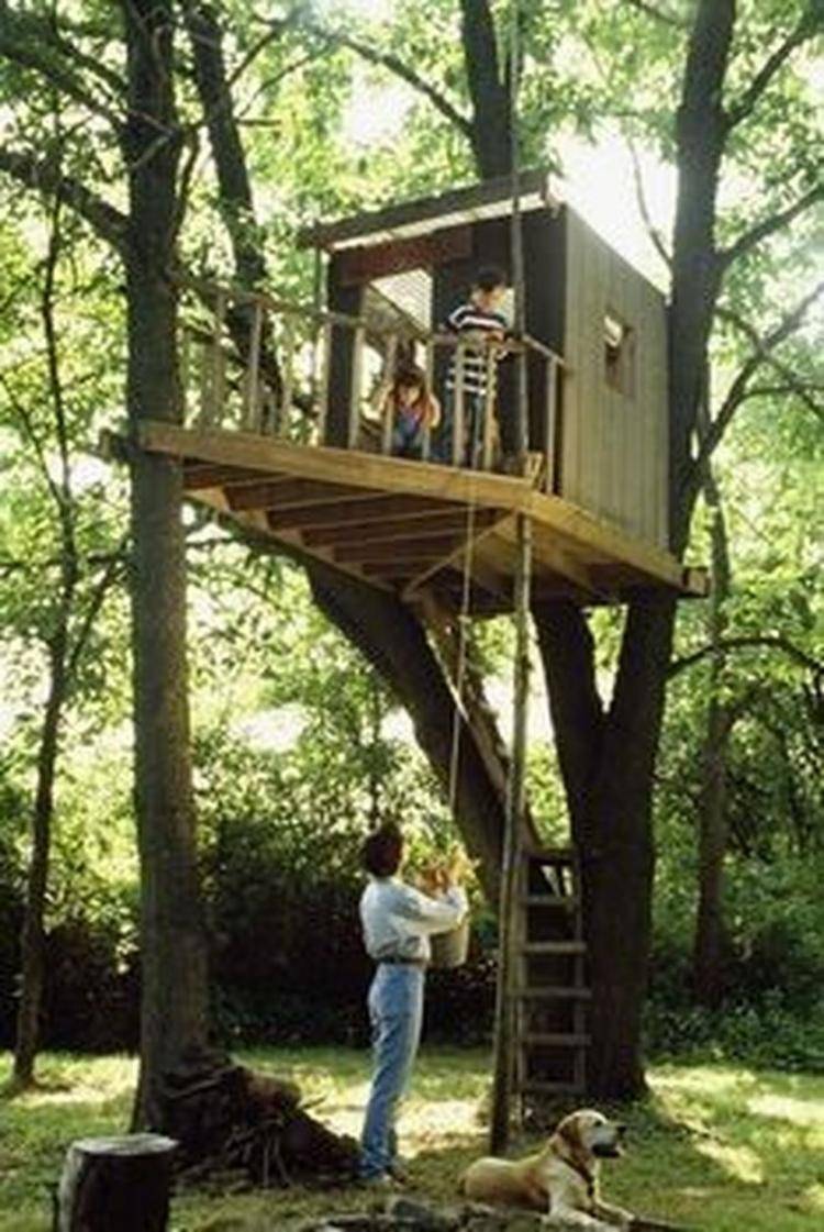 24 Garden Tree House Ideas You Must Look | SharonSable