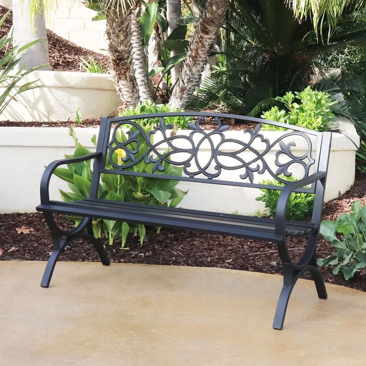 18 Metal Garden Benches Outdoor Ideas Worth a Look | SharonSable