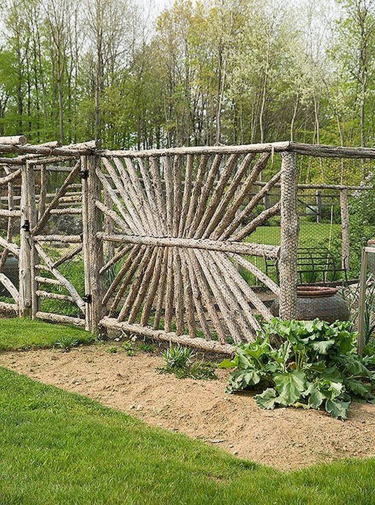 25 Rustic Metal Garden Gates Ideas Worth to Check | SharonSable