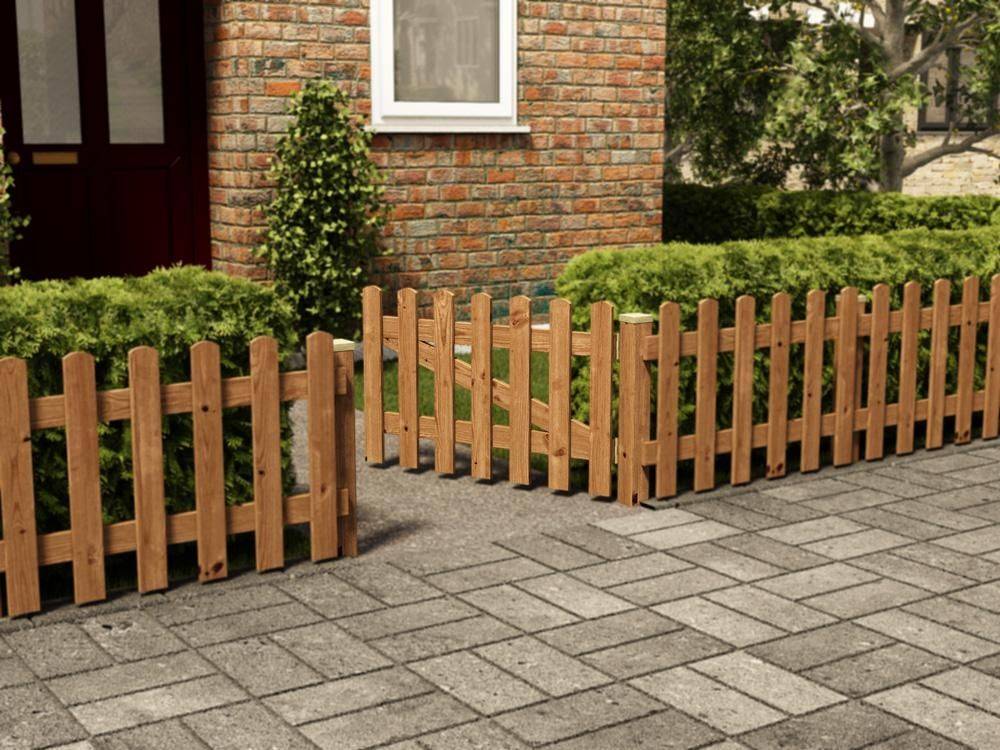 26 Fence Picket Garden Gate Ideas For This Year | SharonSable