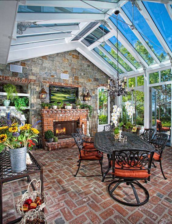 24 Winter Garden Conservatory Ideas To Try This Year | SharonSable