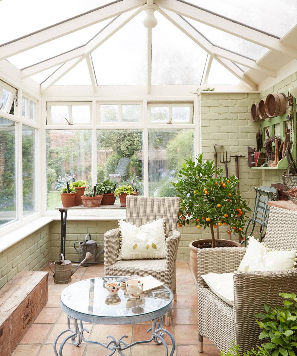 24 Winter Garden Conservatory Ideas To Try This Year | SharonSable