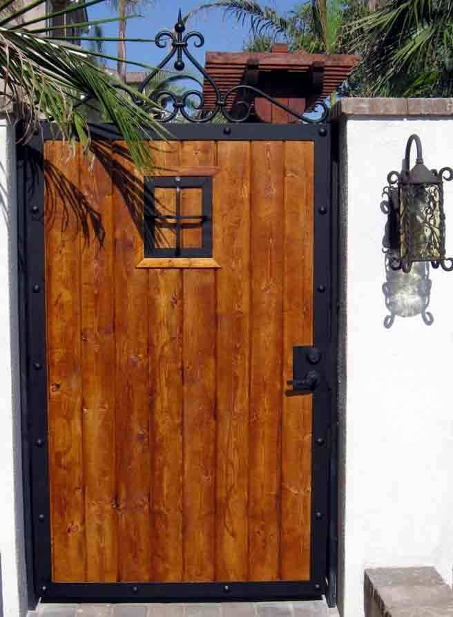 21 Wood and Iron Garden Gates Ideas You Cannot Miss | SharonSable