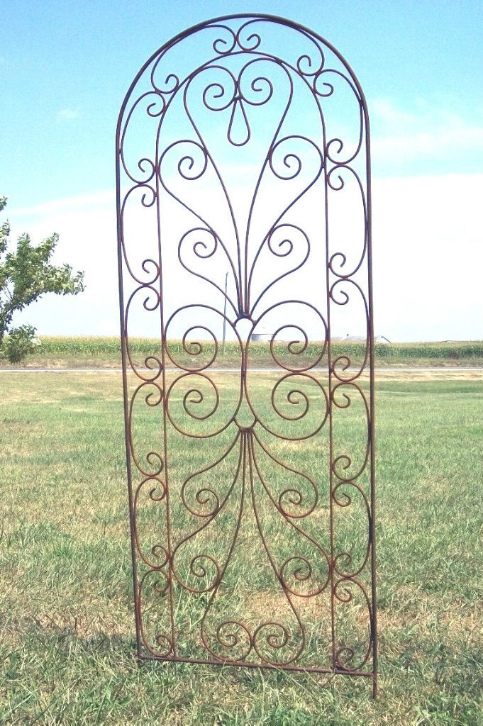 20 Wrought Iron Garden Trellis Metal Ideas Worth to Check | SharonSable