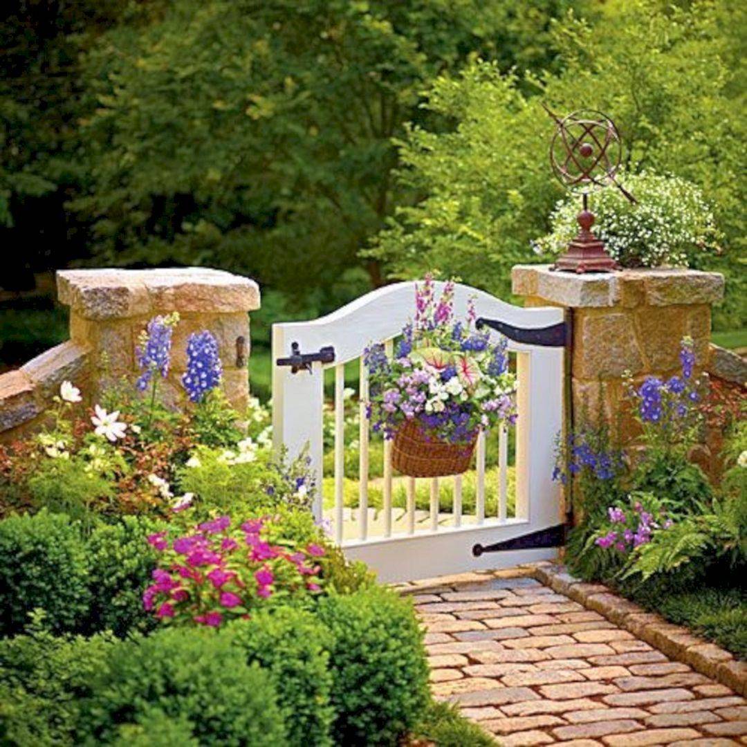 24 Cottage Garden Gate Design Ideas To Consider | SharonSable