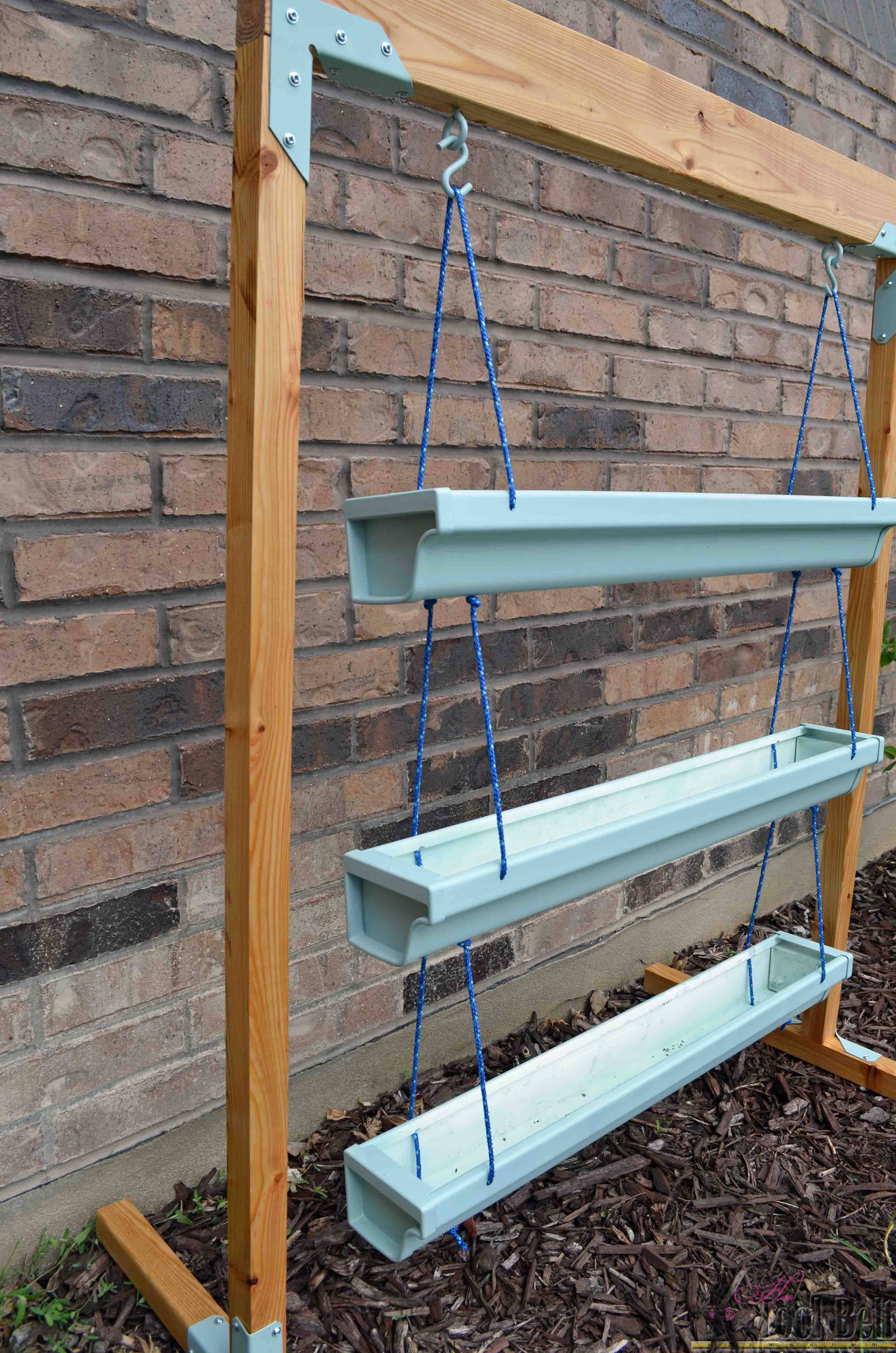 20 Hanging Gutter Garden Ideas You Must Look | SharonSable