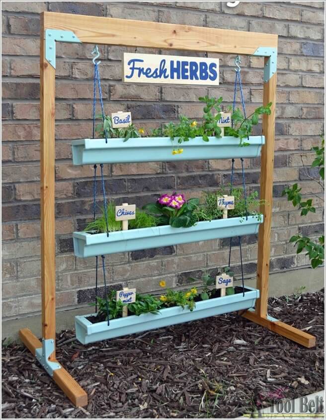 21 Free Standing Gutter Garden Ideas You Gonna Love | SharonSable