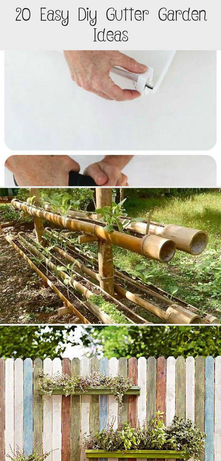 24 Fence Gutter Garden Ideas You Should Look | SharonSable