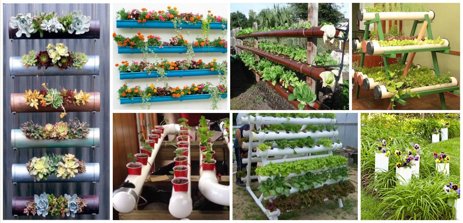 22 PVC Pipe Garden Planters Ideas Worth a Look | SharonSable