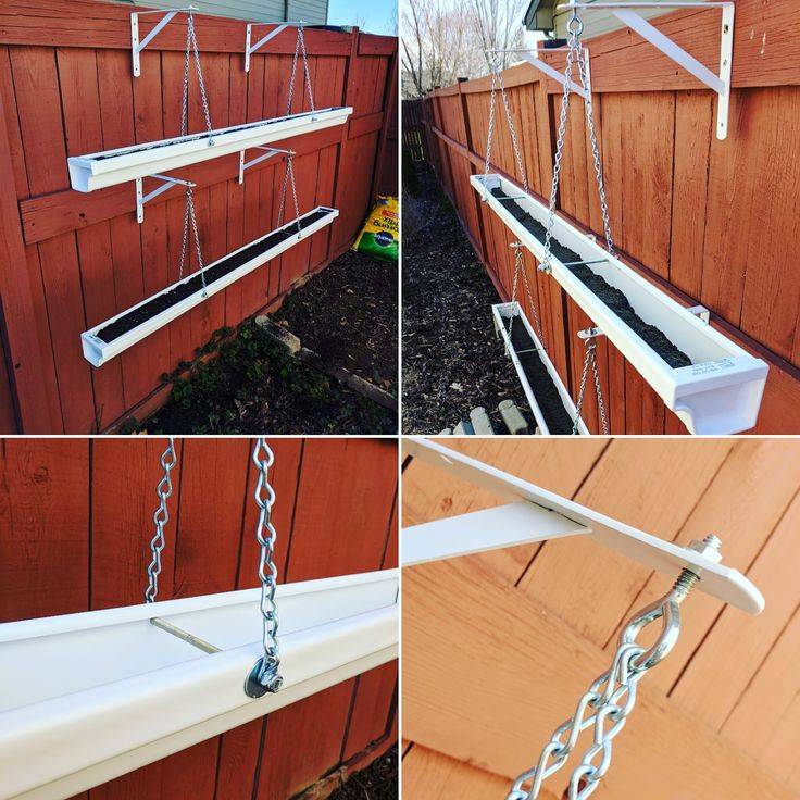 23 Rain Gutter Bucket Garden Ideas You Should Check | SharonSable