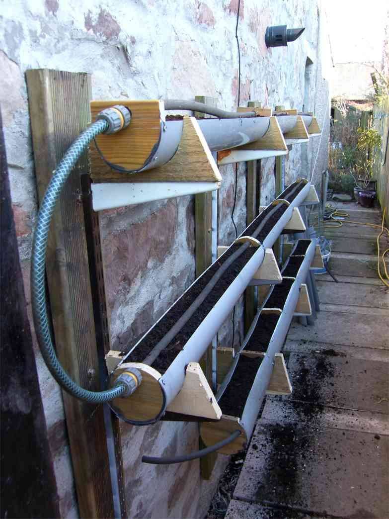 19 Greenhouse Rain Gutter Garden Ideas Worth a Look | SharonSable