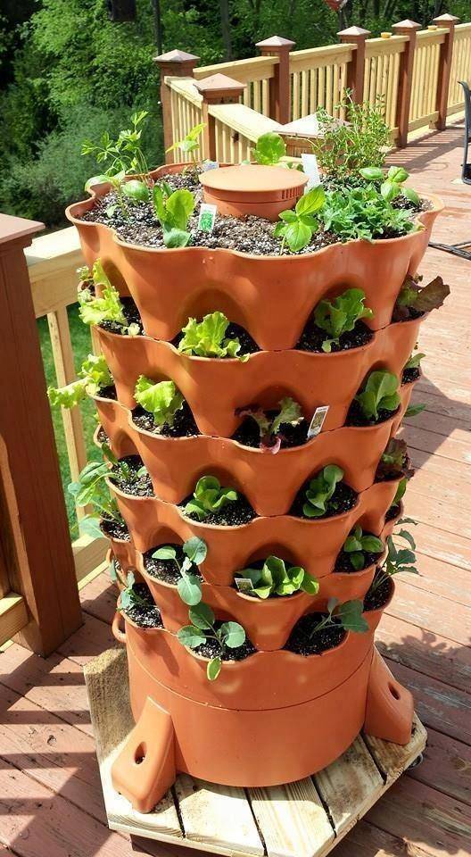20 Vertical Container Garden Tower Ideas To Consider | SharonSable