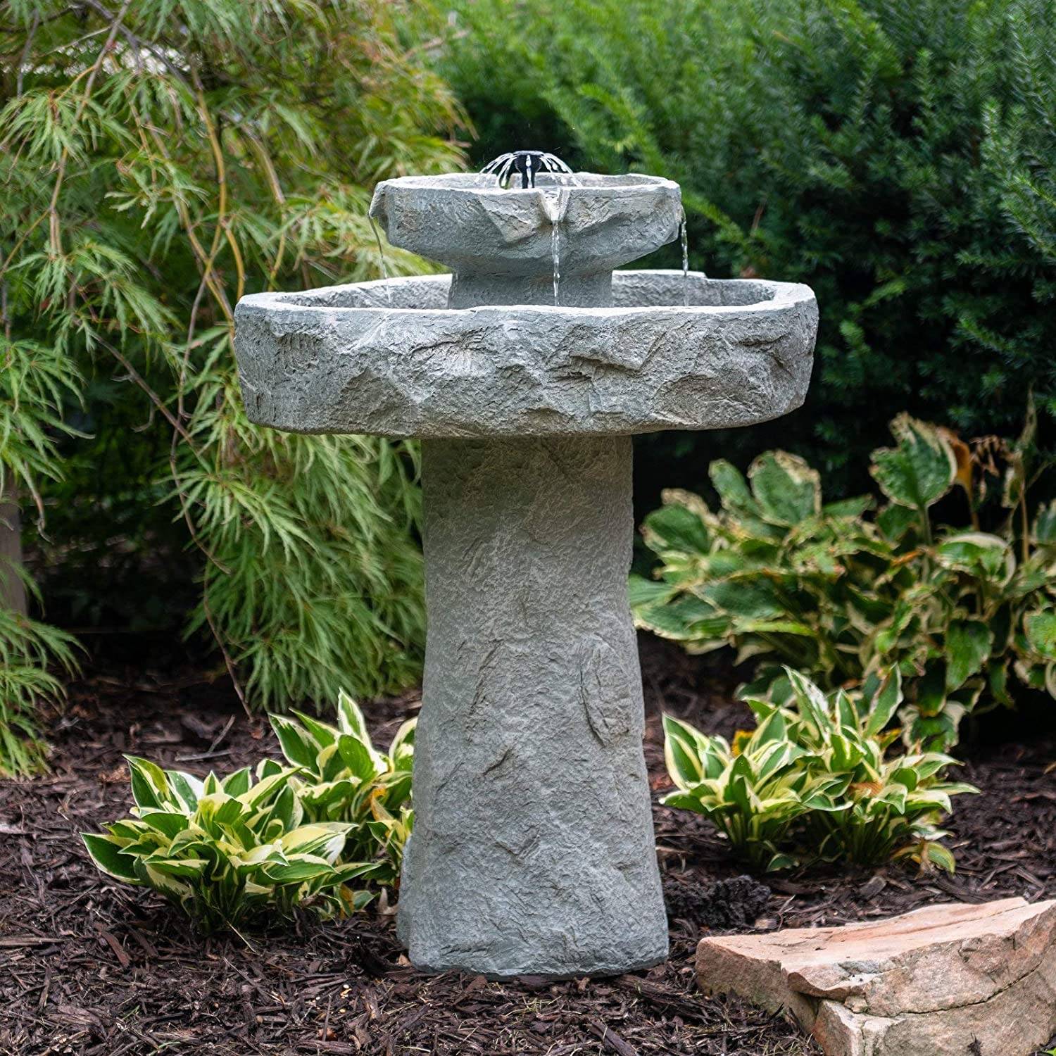20 Rock Garden with Bird Bath Ideas You Cannot Miss | SharonSable