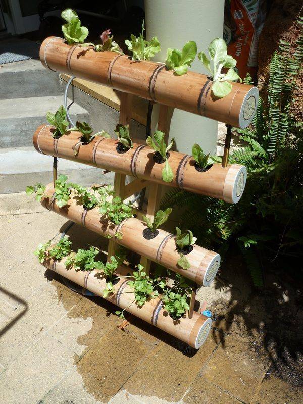 23 Bamboo Vertical Hydroponic Garden Ideas You Cannot Miss | SharonSable
