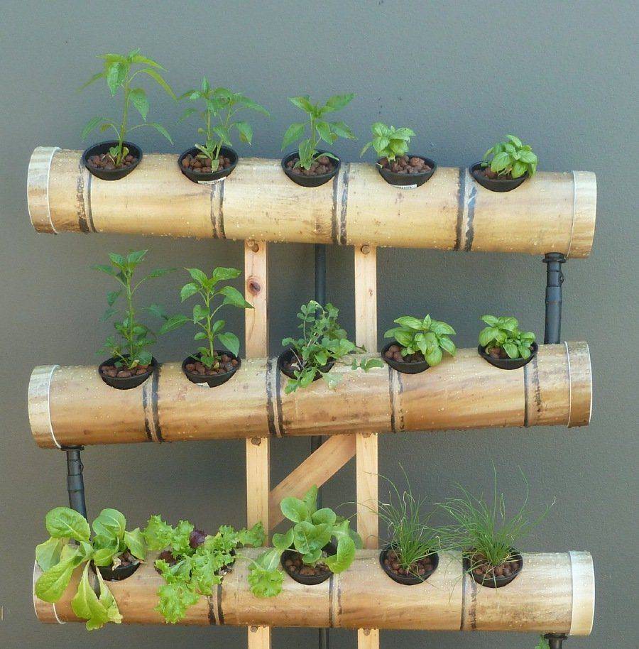 23 Bamboo Vertical Garden Planter Ideas You Cannot Miss | SharonSable