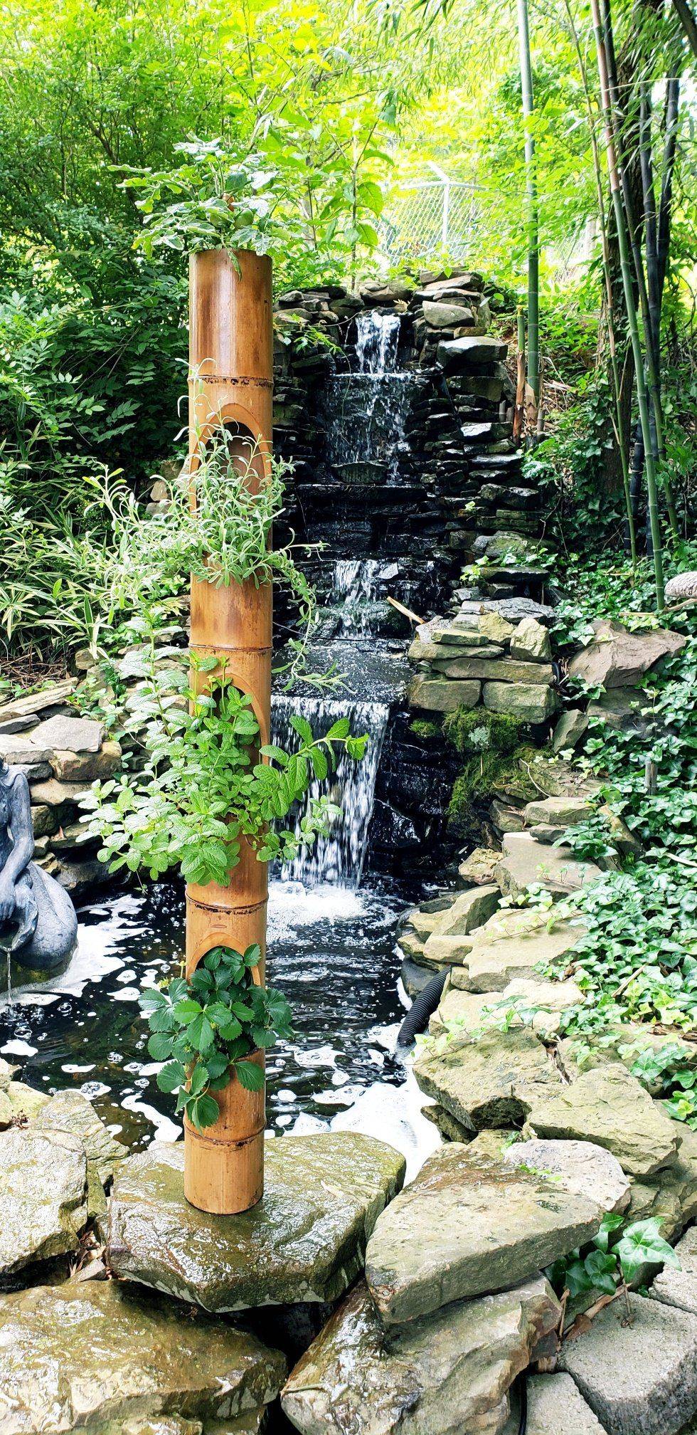 23 Bamboo Vertical Garden Planter Ideas You Cannot Miss | SharonSable