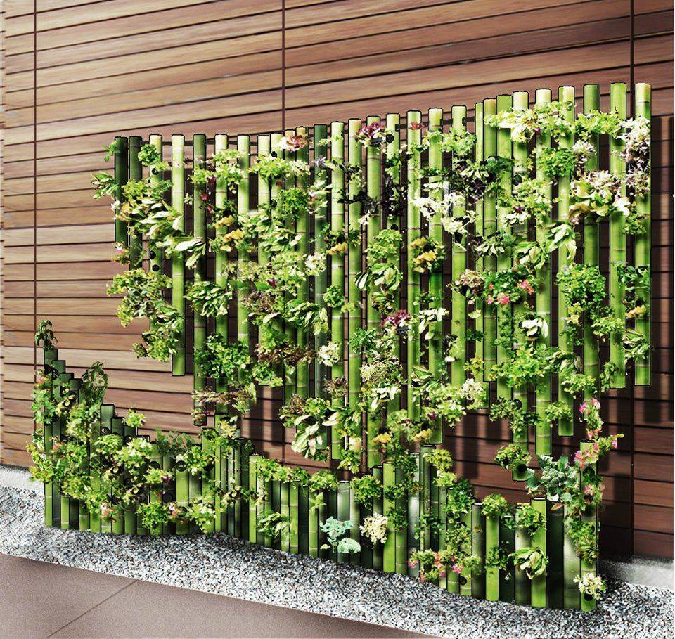 23 Bamboo Vertical Garden Planter Ideas You Cannot Miss | SharonSable