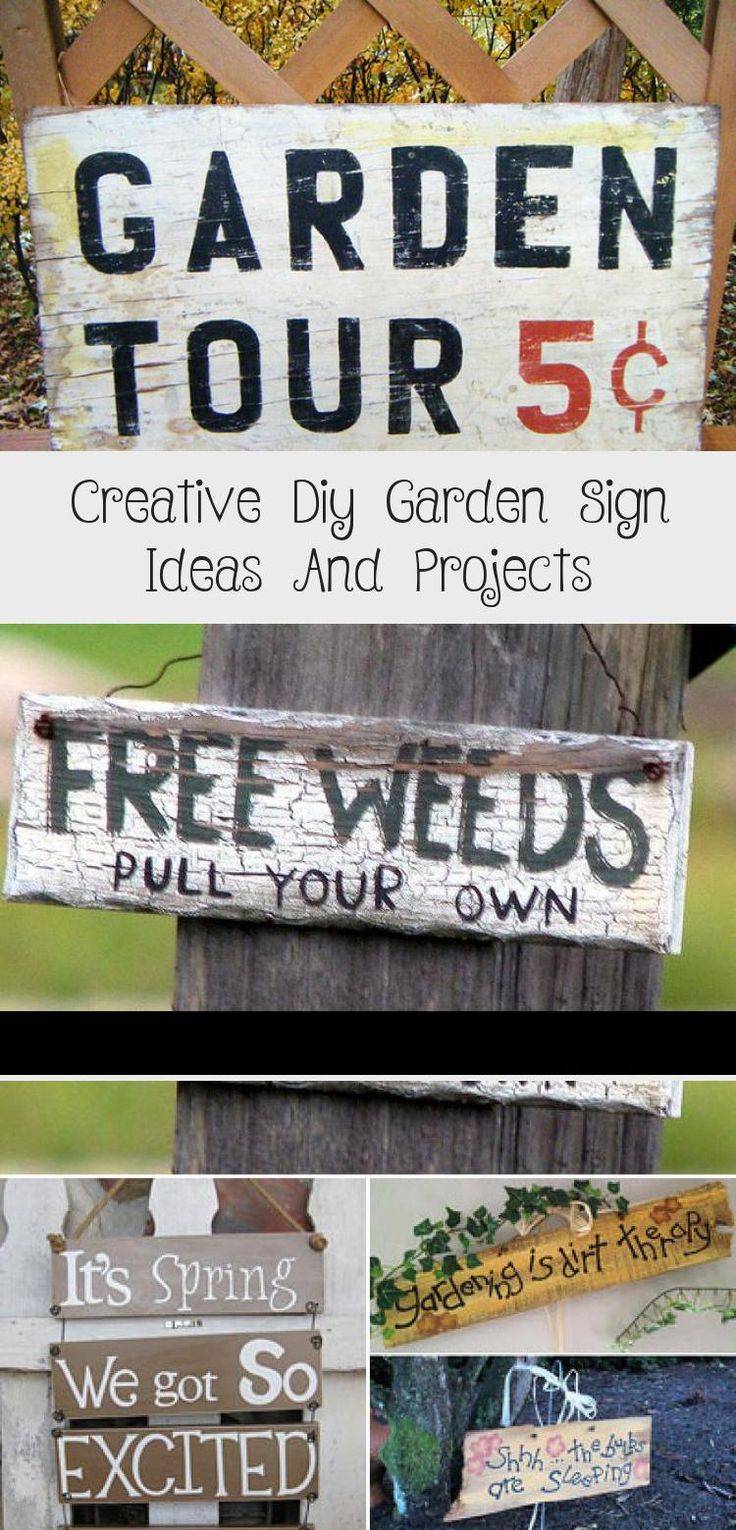 18 Creative Garden Signs Ideas To Consider | SharonSable