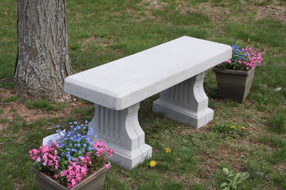 22 Concrete Outdoor Benches Garden Ideas Worth to Check | SharonSable