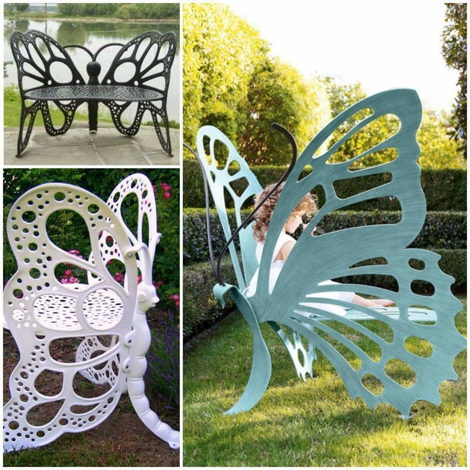 20 Butterfly Garden Bench Ideas You Must Look | SharonSable