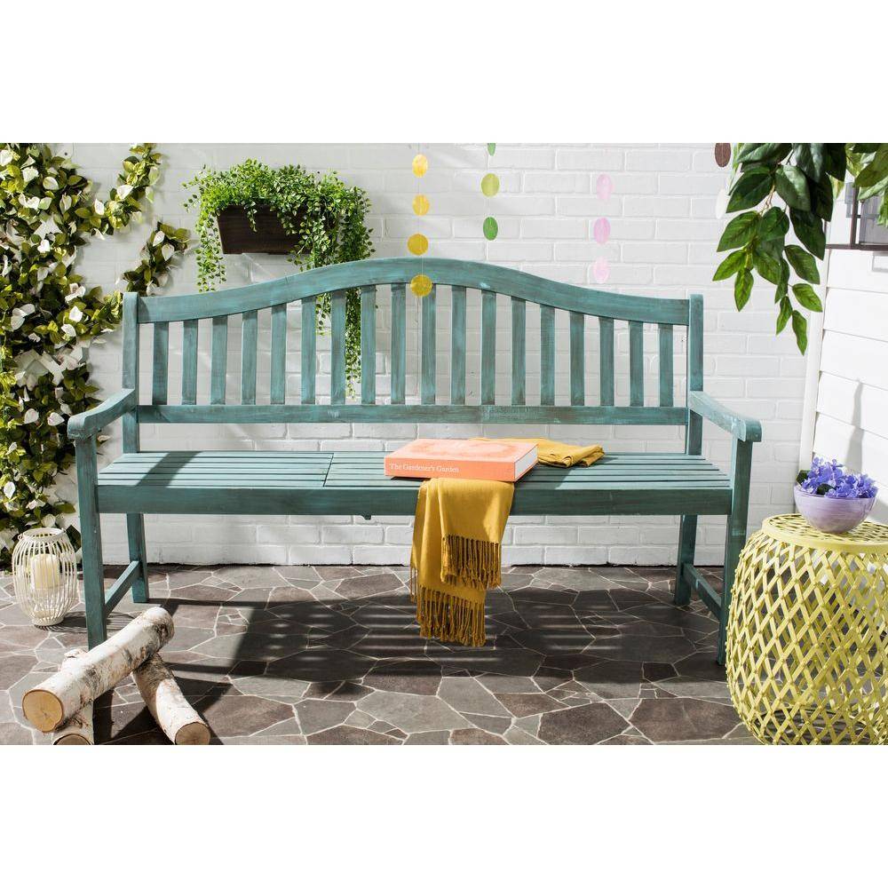 22 Blue Garden Bench Ideas To Consider | SharonSable