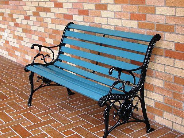 22 Blue Garden Bench Ideas To Consider | SharonSable