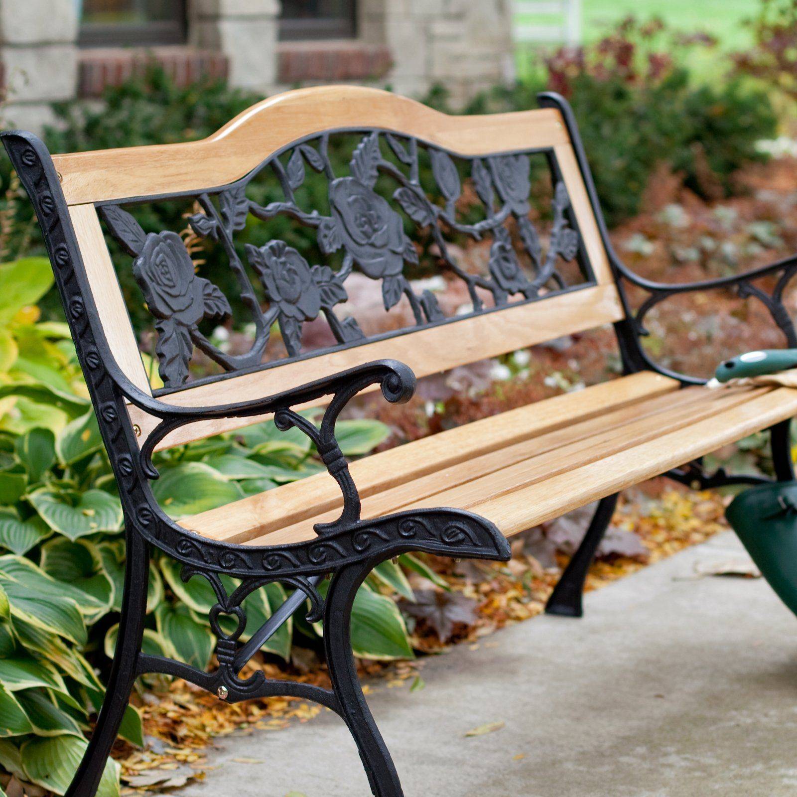 23 Small Metal Garden Bench Ideas For This Year | SharonSable