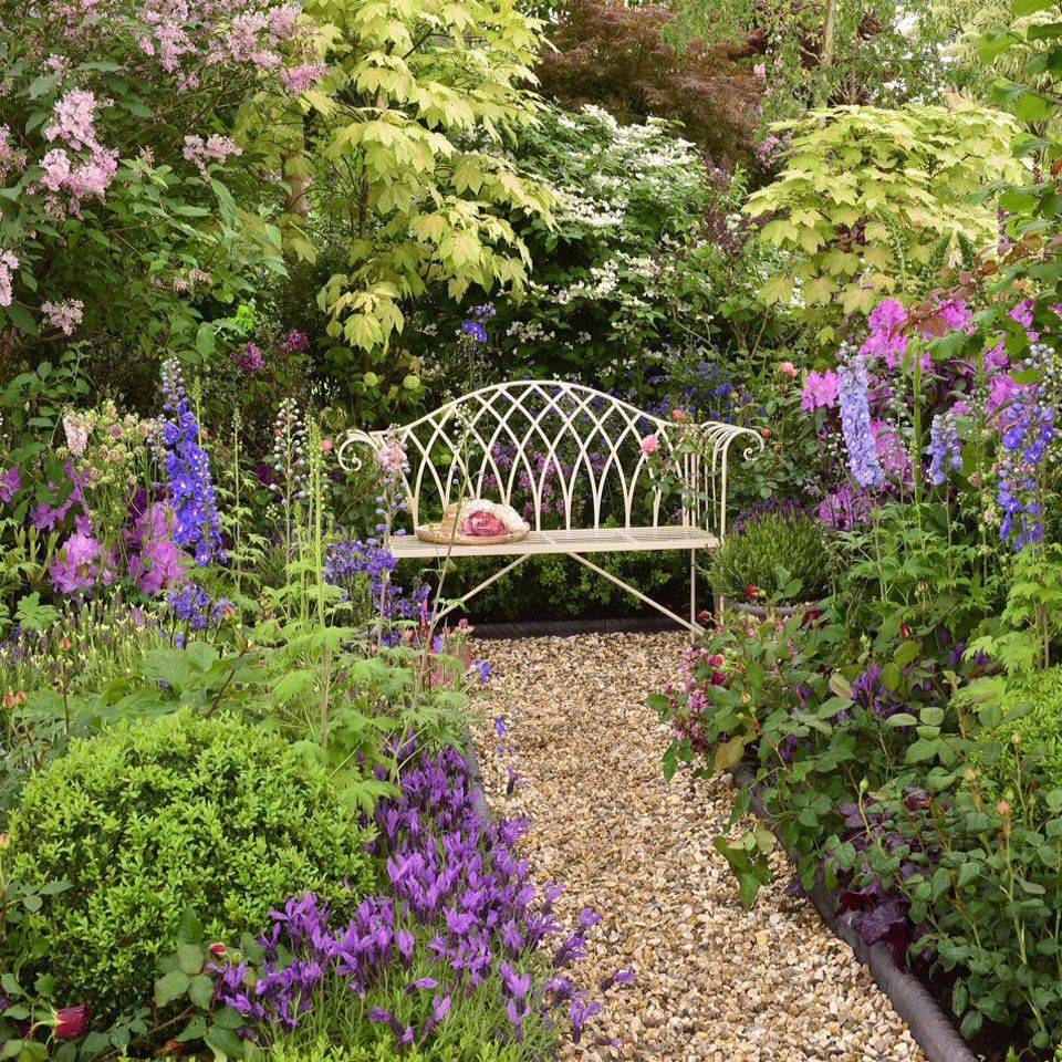 18 English Cottage Garden Bench Ideas You Must Look | SharonSable