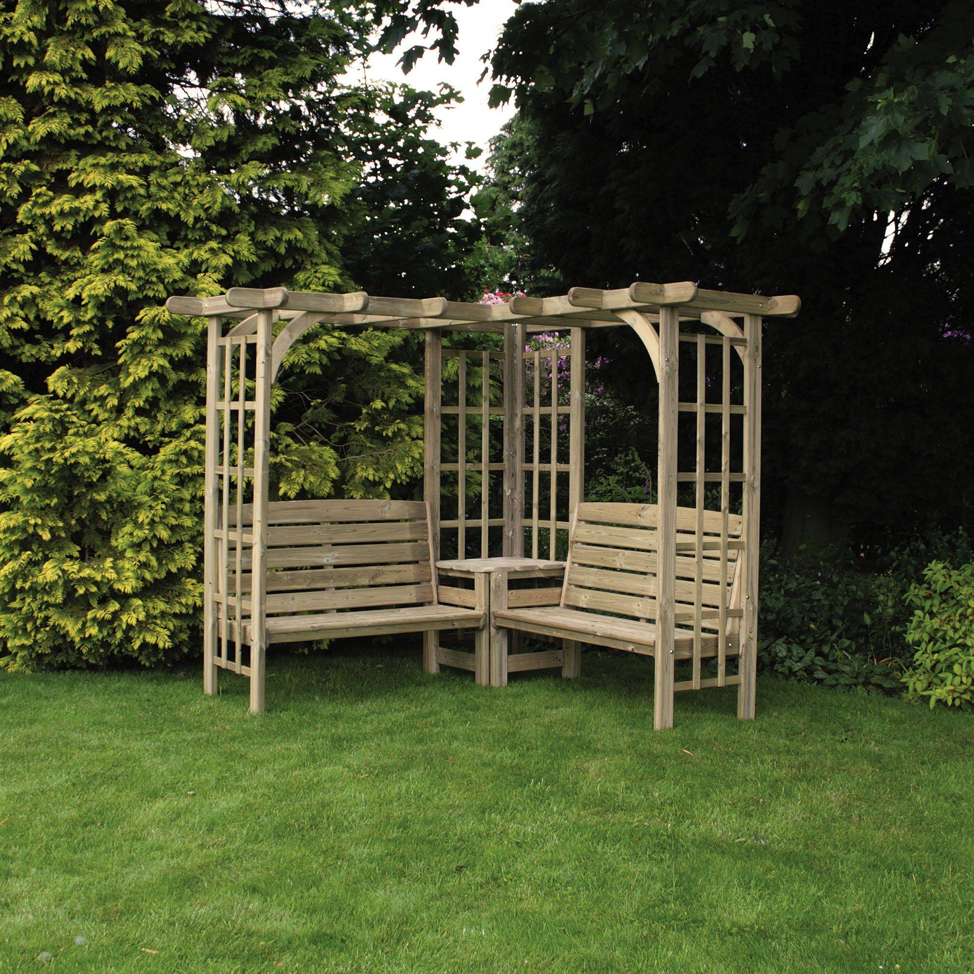 19 Small Garden Corner Bench with Arbor Ideas For This Year | SharonSable