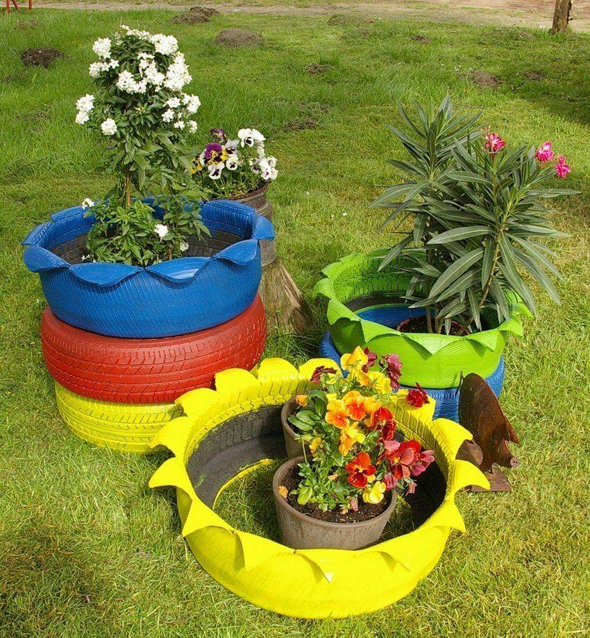 23 Tire Flower Garden Ideas You Must Look | SharonSable