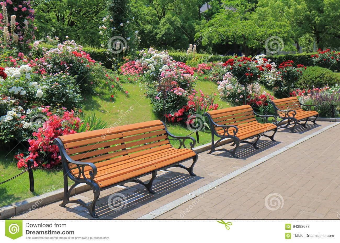 20 Flower Garden with Park Bench Ideas Worth to Check | SharonSable