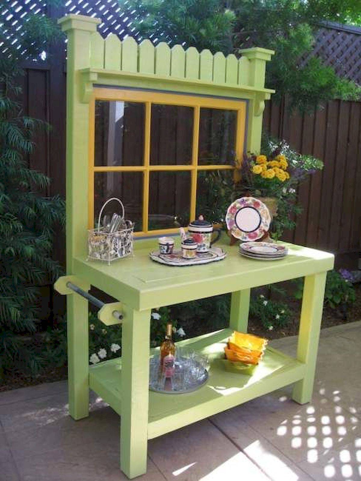 18 Garden Potting Bench Design Ideas You Should Look | SharonSable